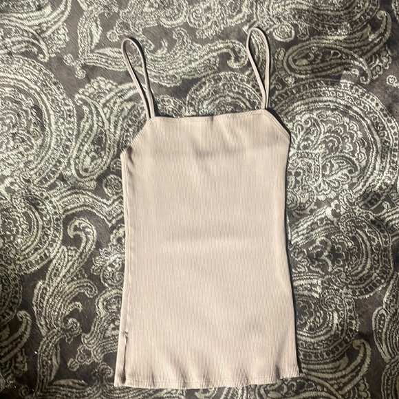 Express | Tops | Nwot Camel Tank Top Skinny Straps | Poshmark